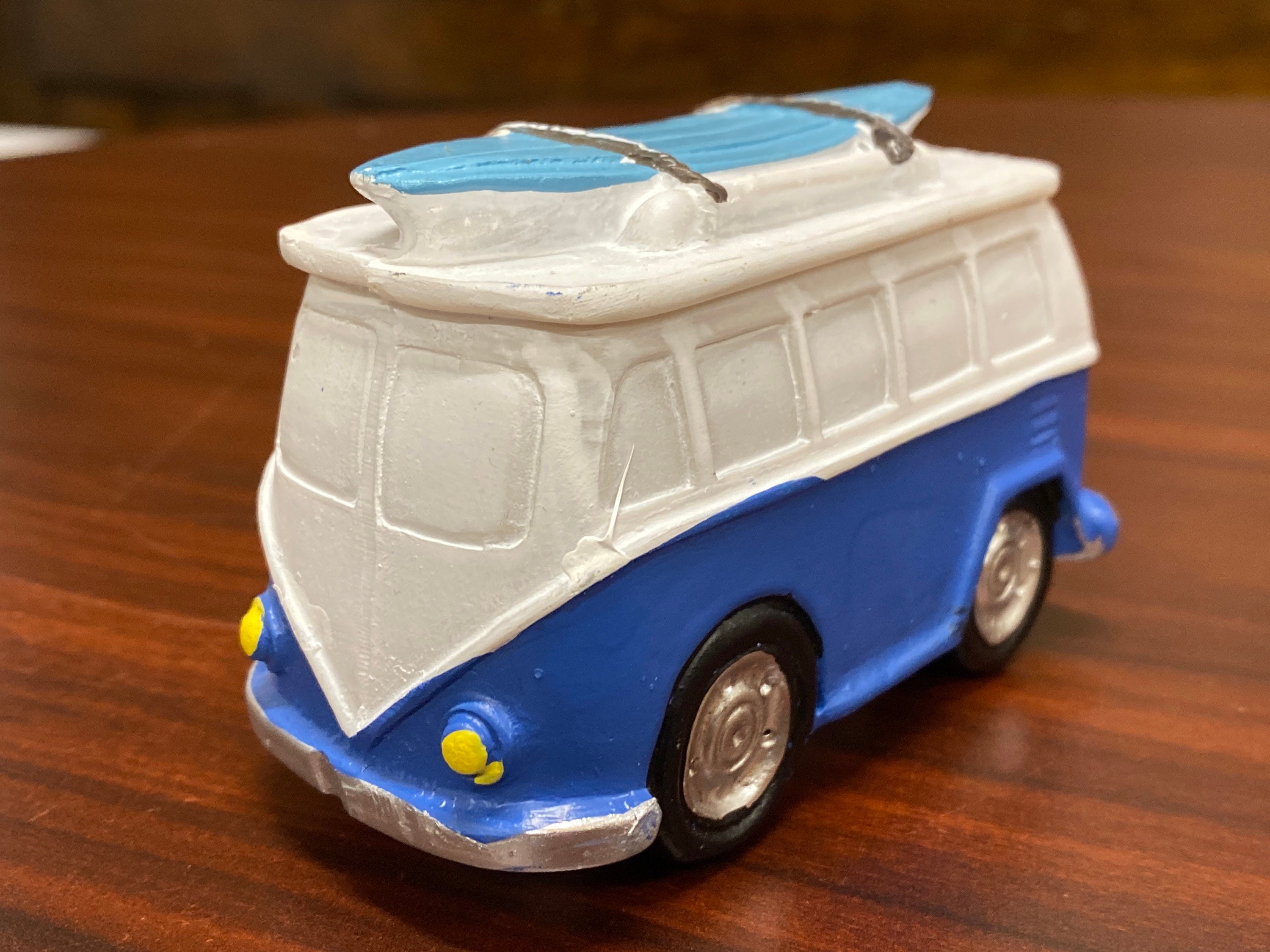 4 Long Resin VW Bus Figurine Miniature Fairy Garden - Etsy