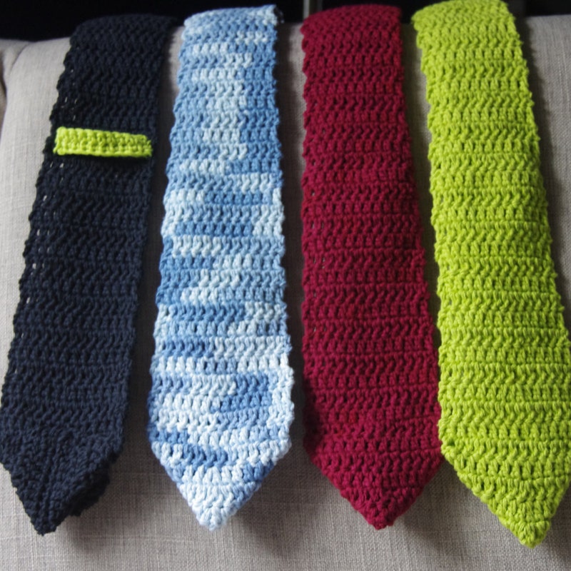 Crochet Necktie - Etsy