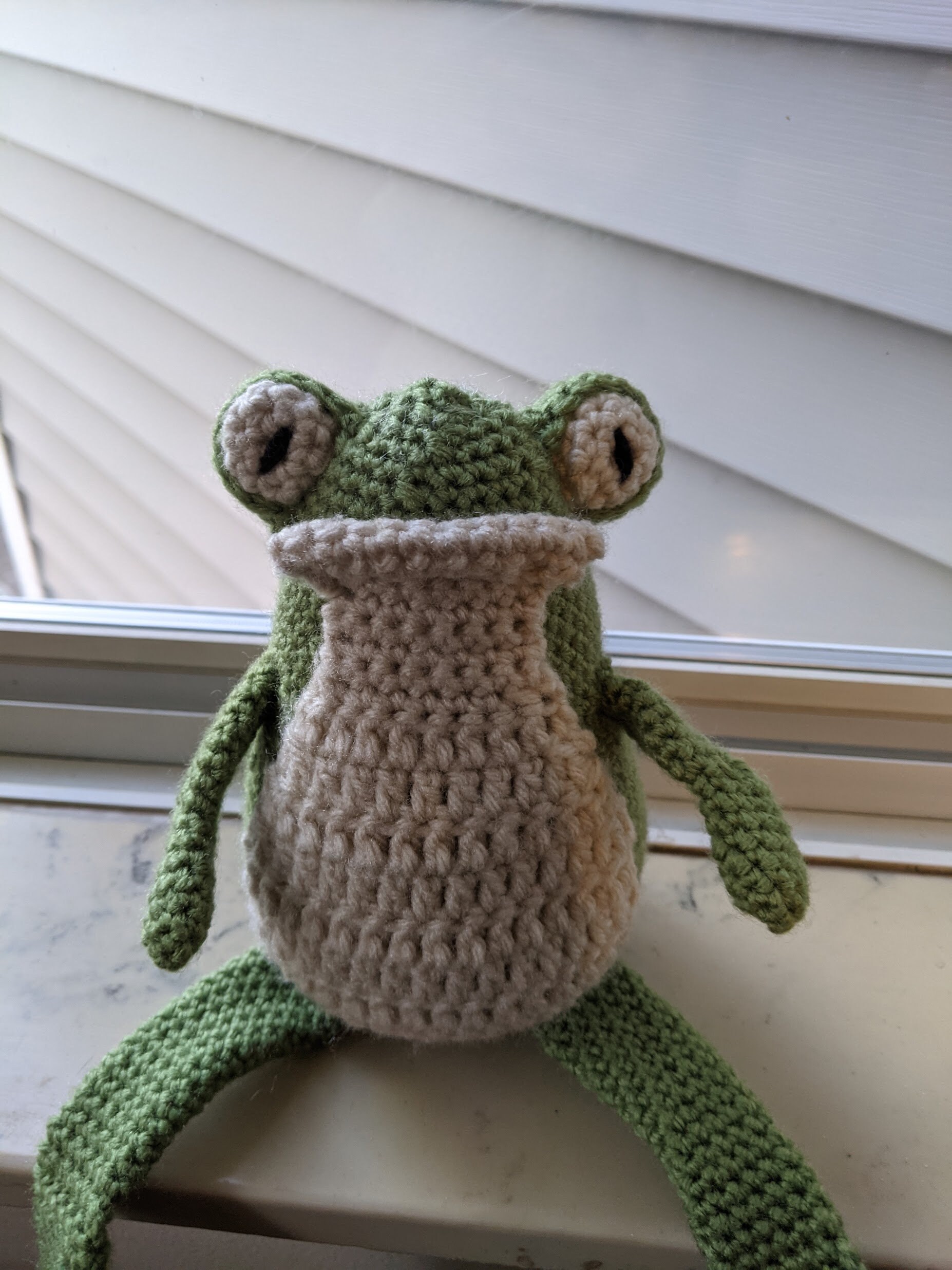 Grumpy Weighted Frog Crochet Pattern Pattern ONLY - Etsy