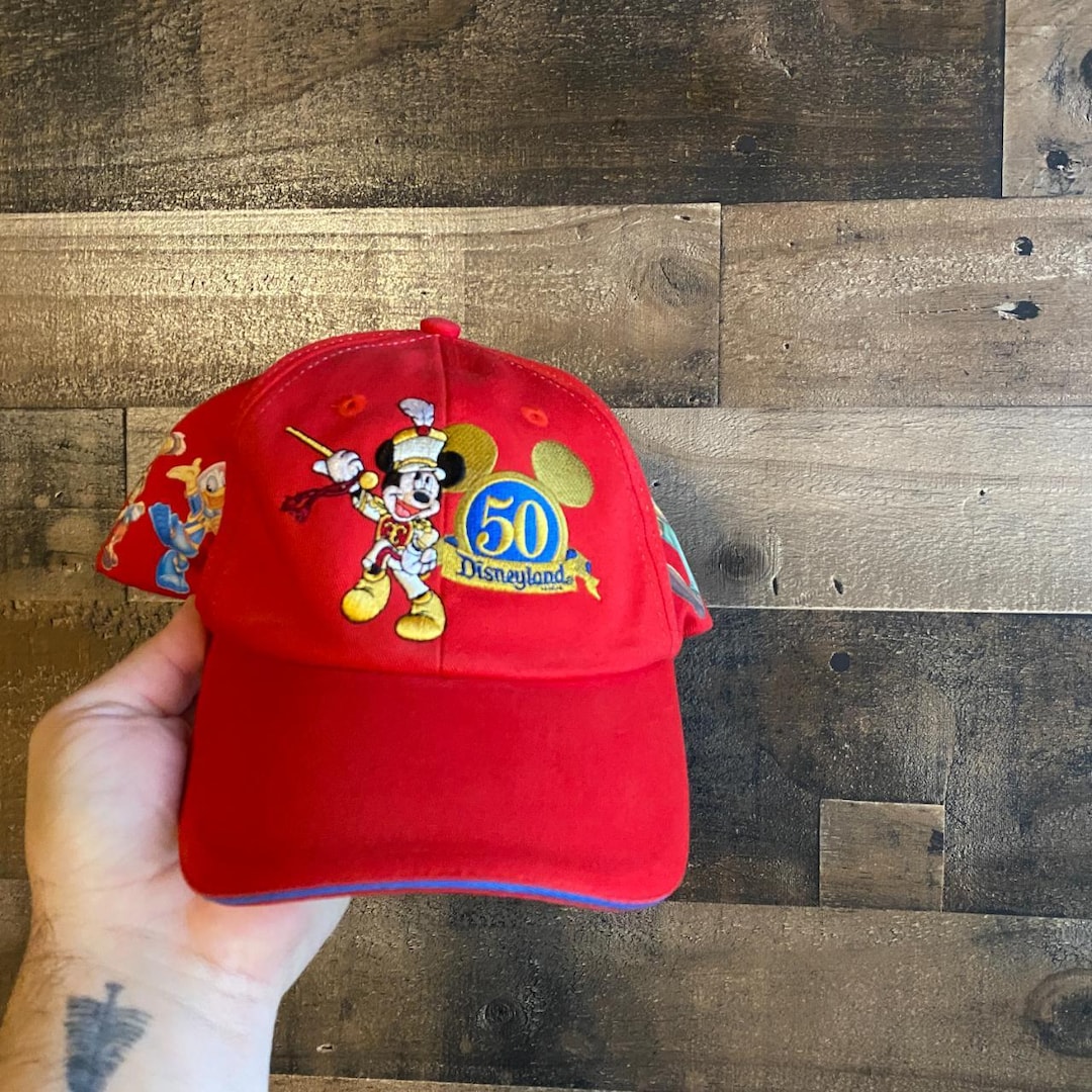 Disneyland Resort 50th Anniversary Hat True Vintage 2005 Kids Youth ...