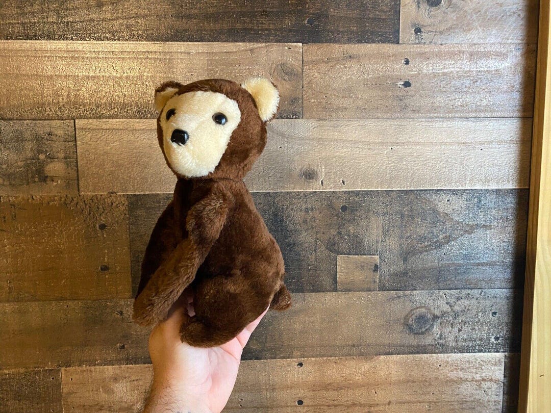 Fun Farm Monkey 1978 Dakin Stuffed Animal Plush Attachable Hands 9" 70s ...