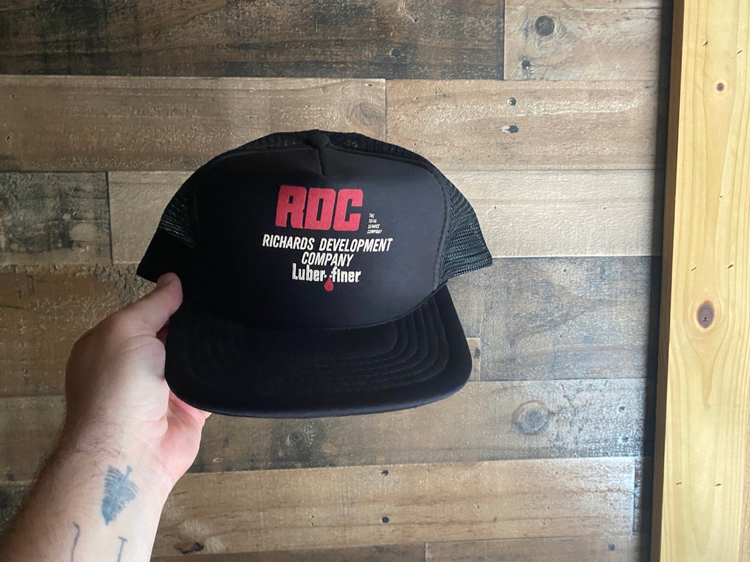 RDC Richards Snapback Hat Rope Cap Foam Front Luber Finer 3D Puff Print ...