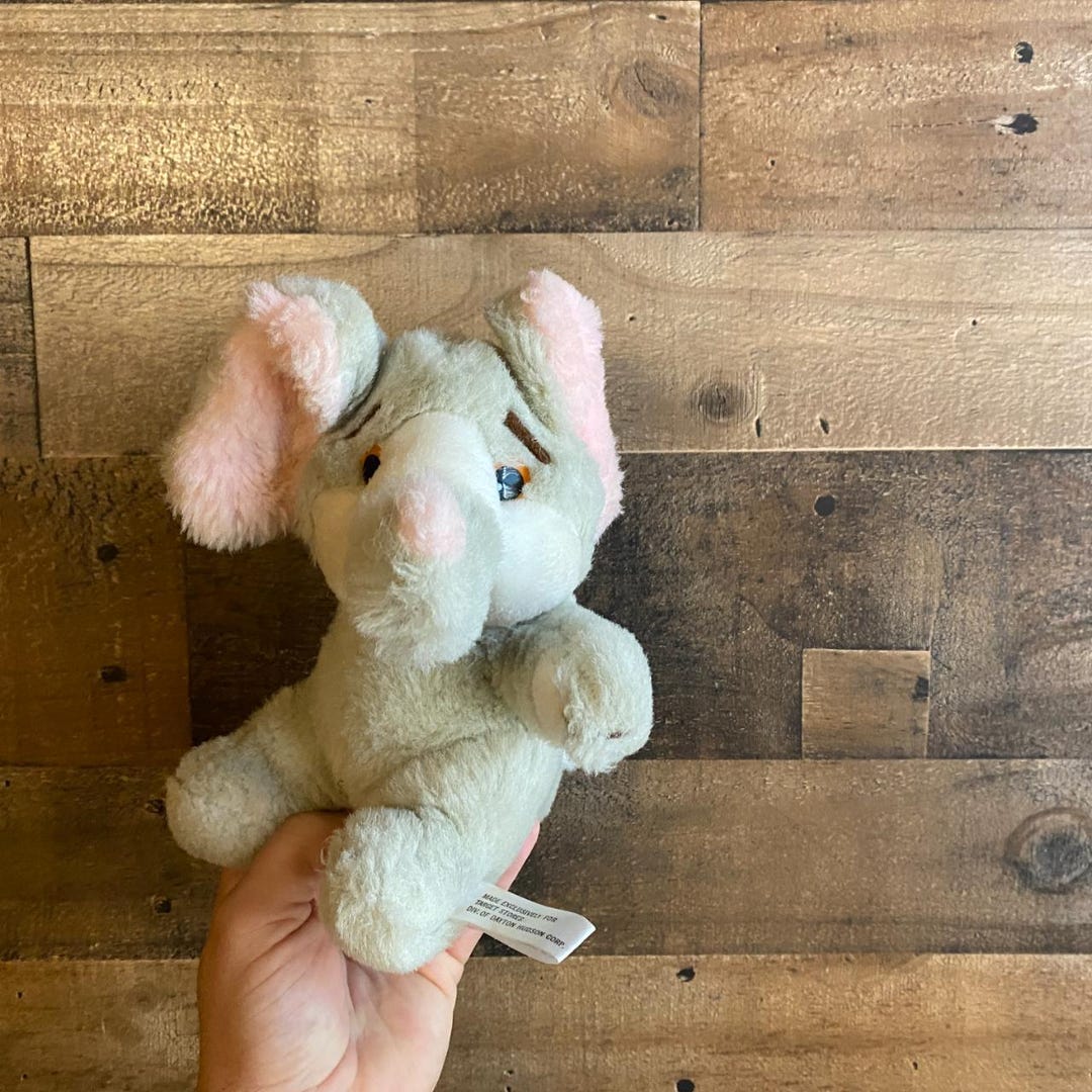 Dayton Elephant Target Small 8" Stuffed Plush Animal Cute Cuddly 80s ...