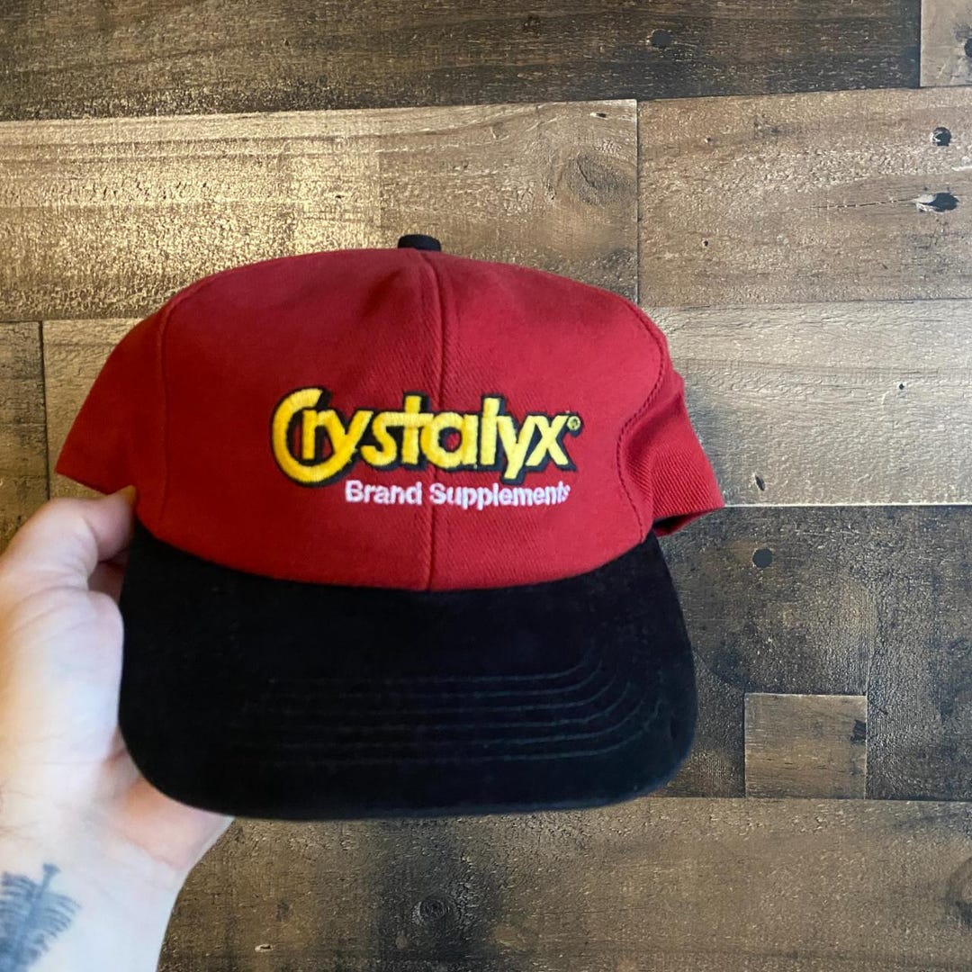 Crystalyx Brand Supplements Hat True Vintage Dad Cap USA Made Adult ...