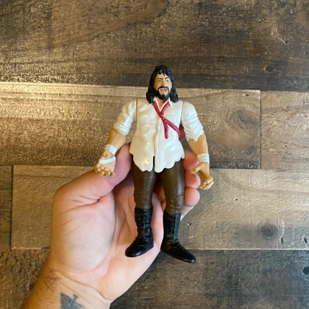 WWE Mankind Wrestling Action Figure 1998 Mick Foley 6 Jakks Wrestler ...
