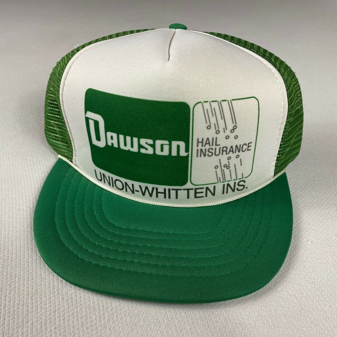 Dawson Hail Insurance Hat Snapback Rope Foam Front Cap Trucker - Etsy