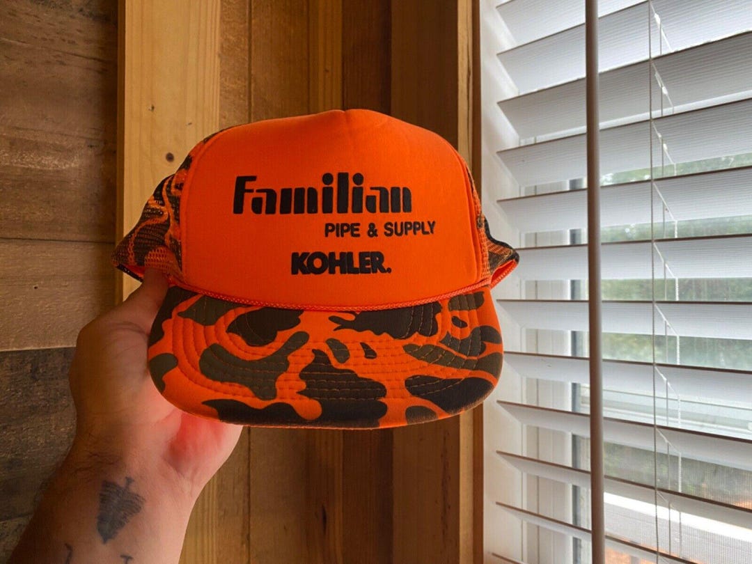 Familian Pipe & Supply Kohler Double Snapback Hat Foam Front Rope Cap ...