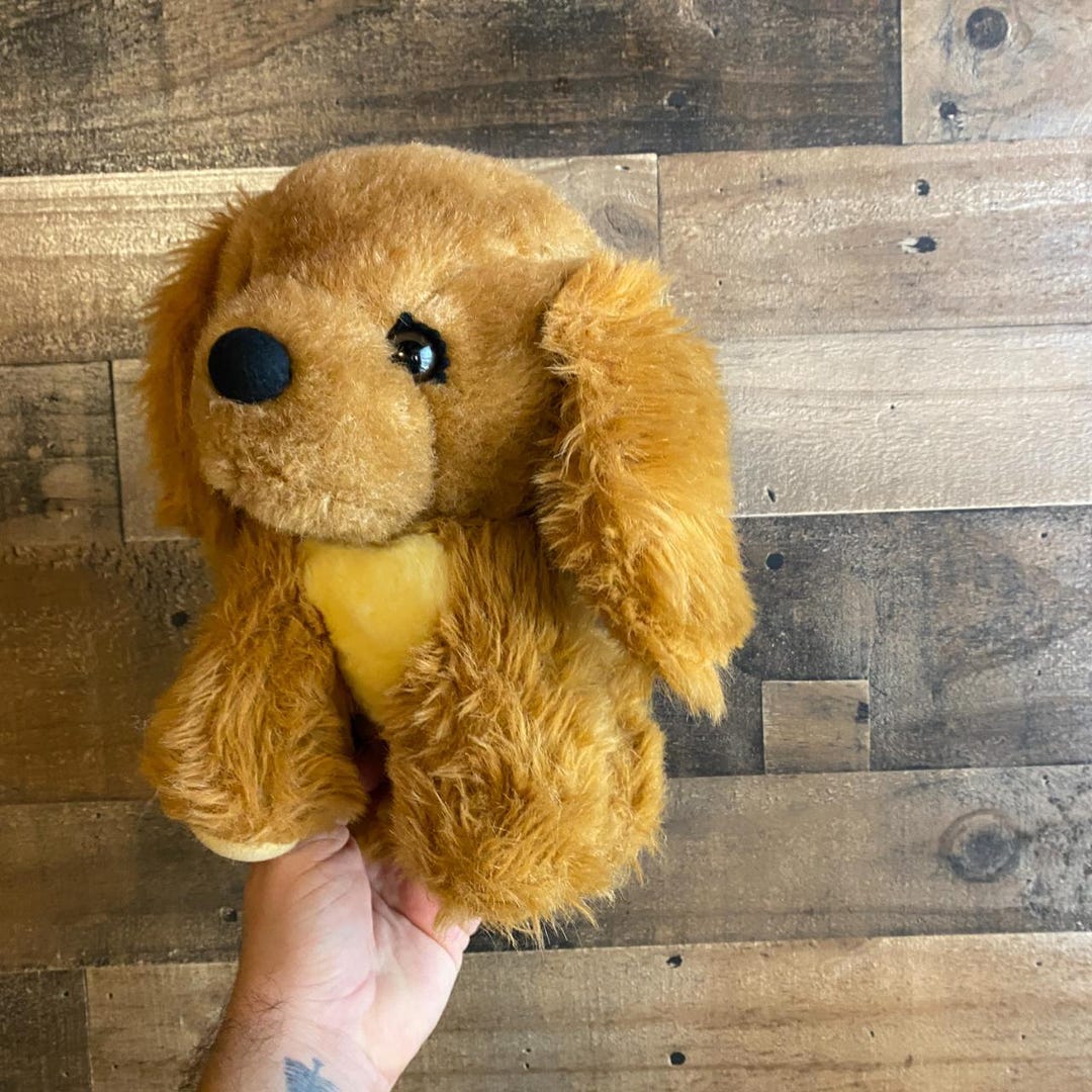 Here Comes Grandma Sparky Dog 1982 Stuffed Plush 11" Cocker Spaniel 80s ...