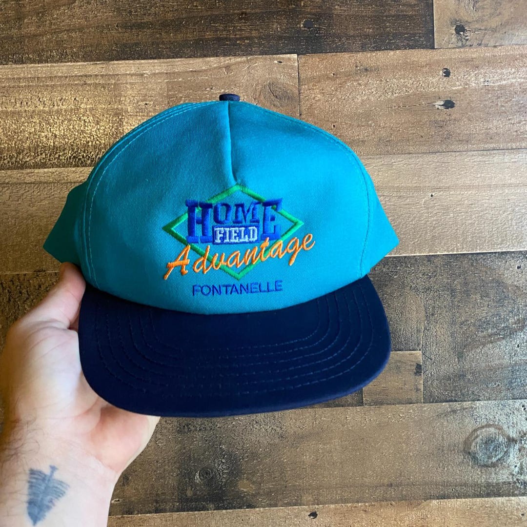 Home Field Advantage Snapback Hat Cap Fontanelle USA Made 60th Year ...