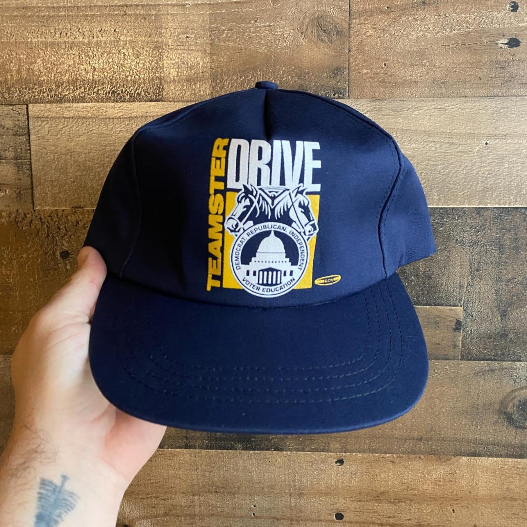 Teamster Drive Snapback Hat True Vintage United Hatters Cap Voter ...