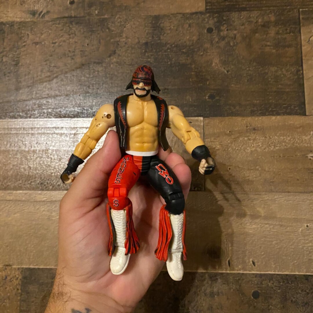 WWE Macho Man Randy Savage Wrestling Action Figure 1999 Toy 6 Madness ...