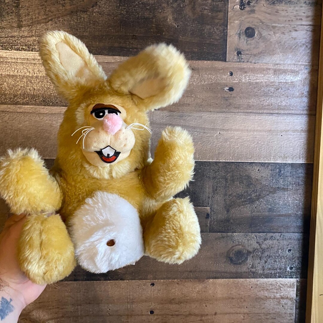Well Made Toy Rabbit 1982 Stuffed Animal Plush 13" Bunny Pot Belly Felt ...