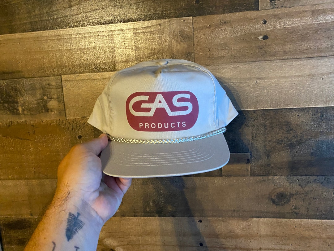 Gas Products Snapback Hat Thick Rope Cap Adult Mens Dad Oil Refinery ...