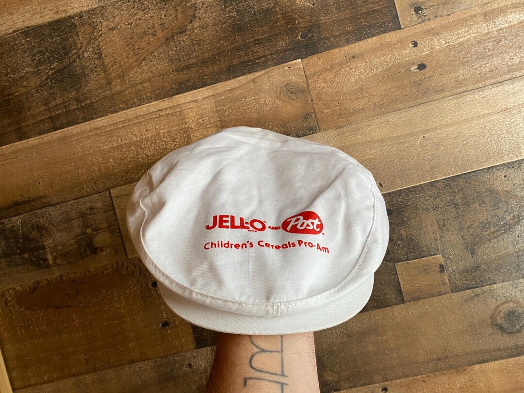 Jello and Post Thin Snapback Hat Vintage Painters Cap Children's Cereal ...
