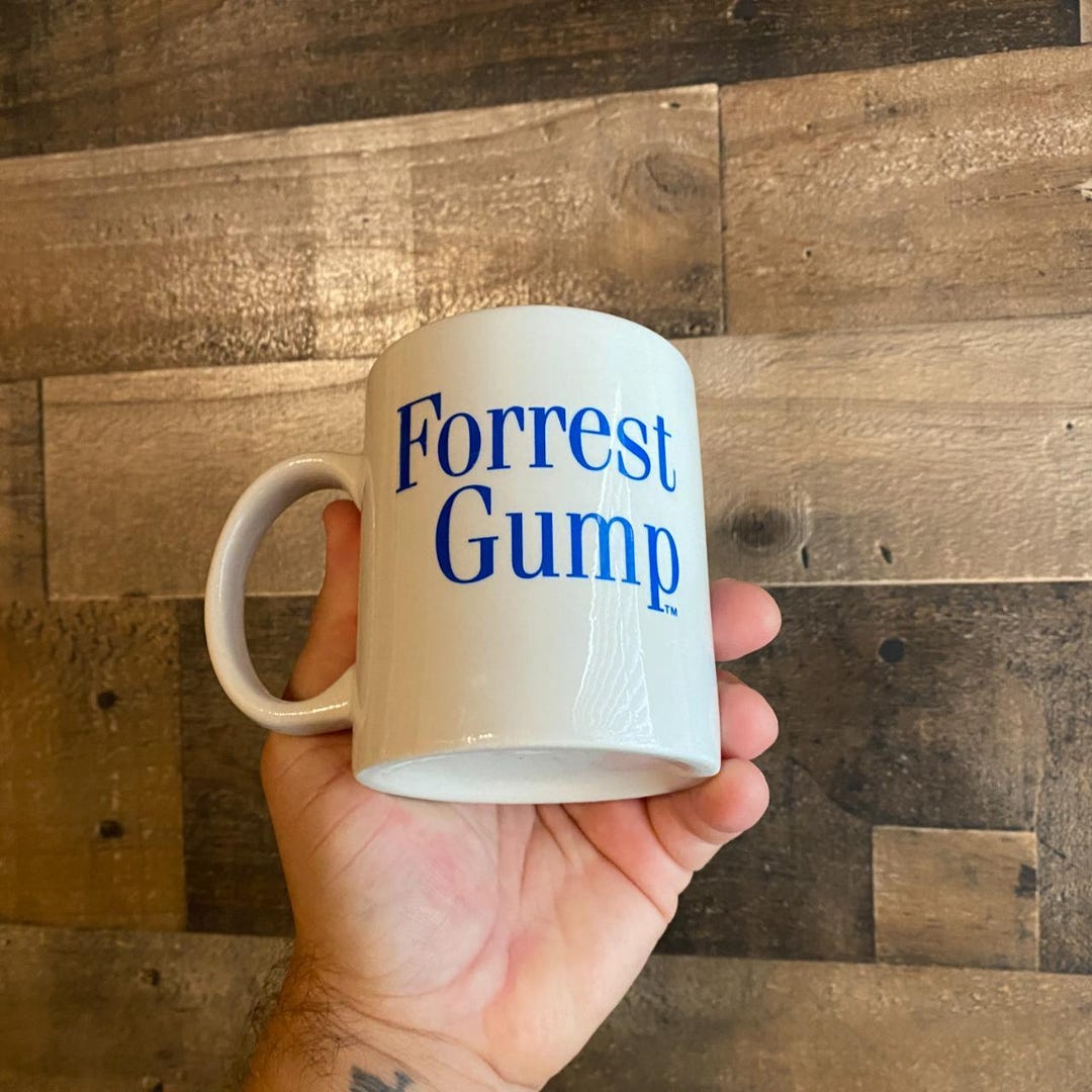 Forrest Gump Coffee Mug Vintage 1994 Double Sided Drink Movie Bubba ...