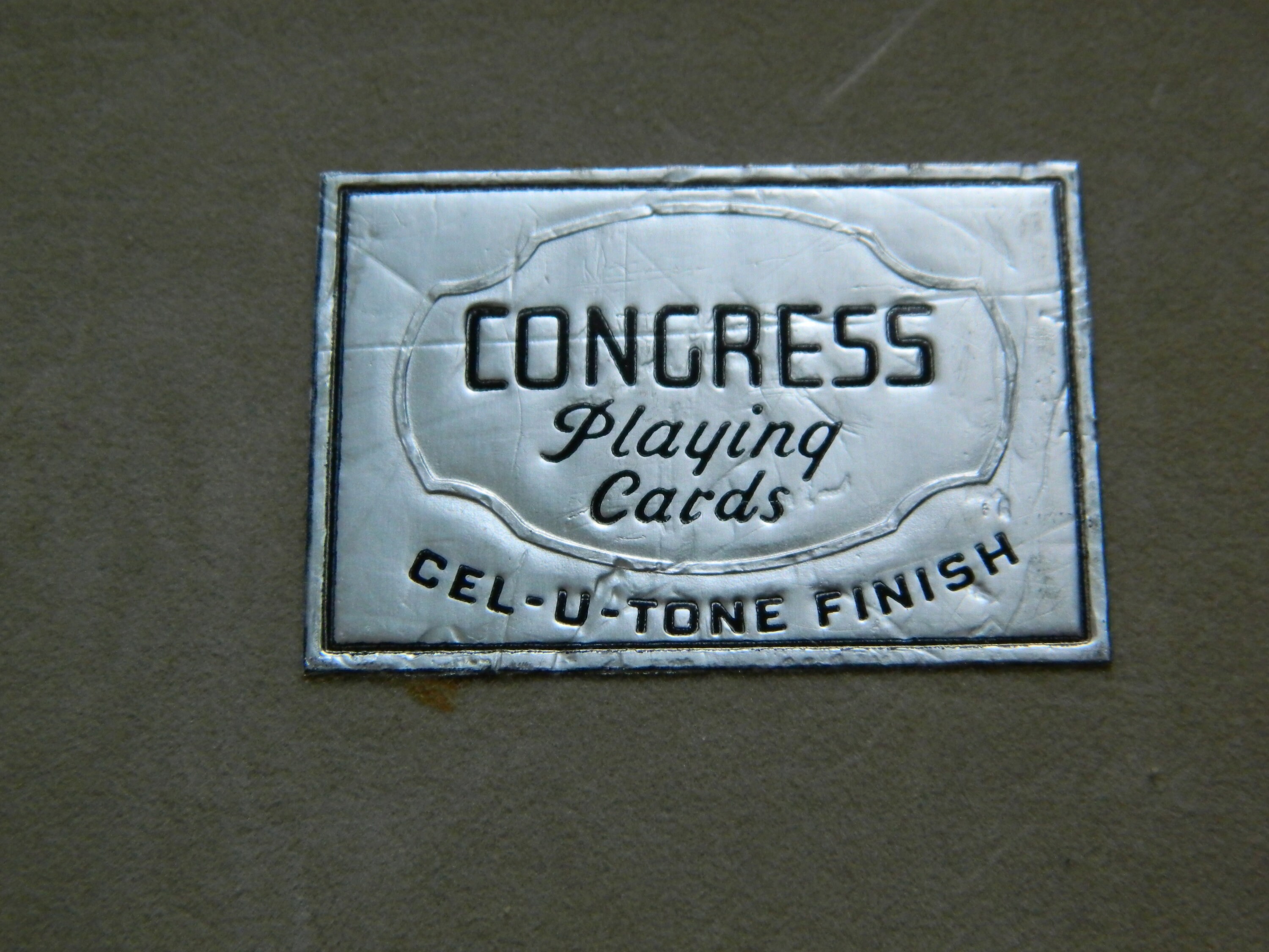 Vintage Playing Cards, Congress Floral Double Deck Playing Cards ...