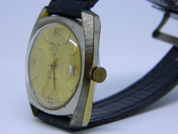 Vintage Analog Watch,Vintage Wrist Watch,Men's Vinta… - Gem