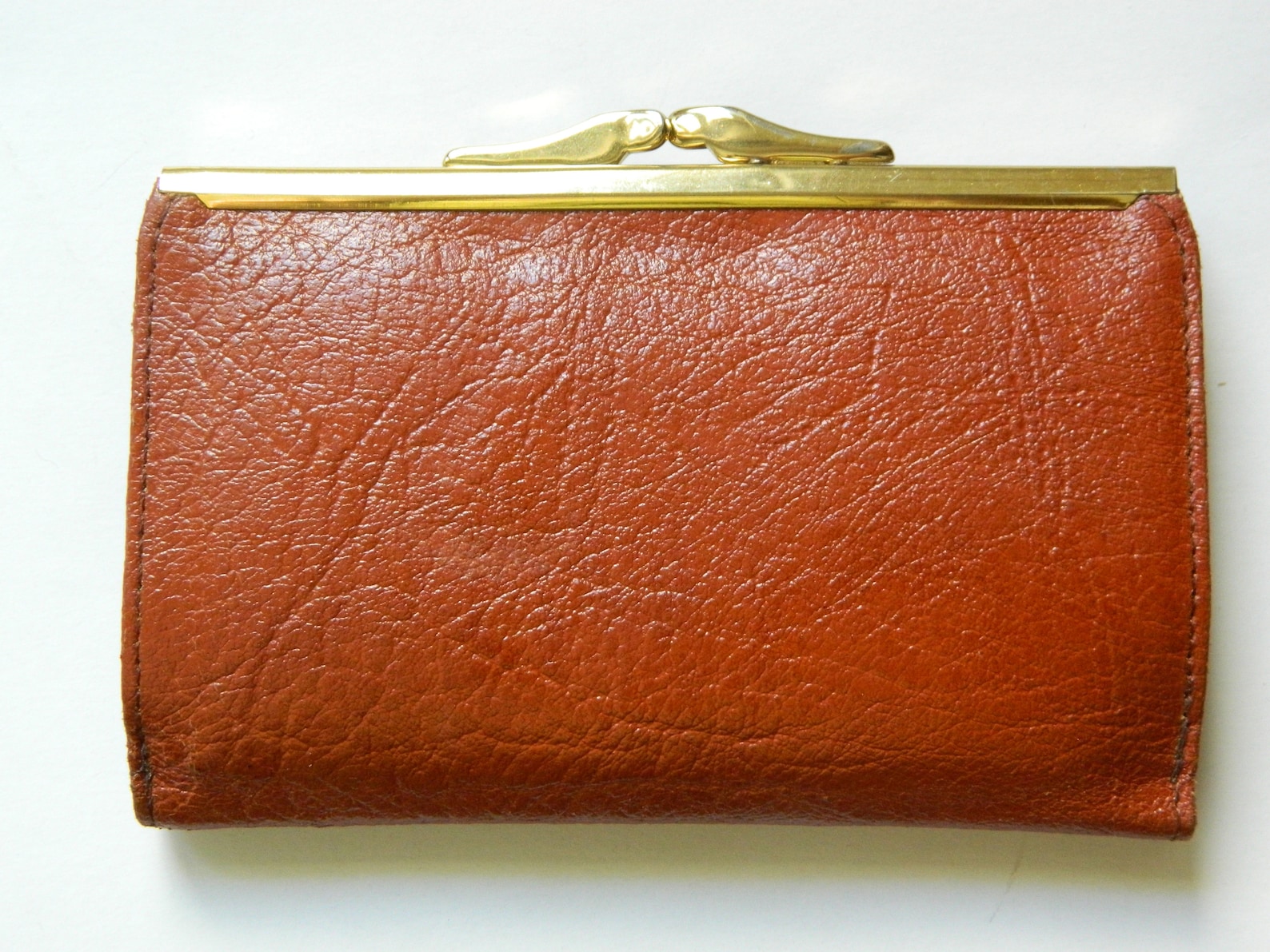 Vintage Leather Wallet, Brown Clutch Wallet, Leather Wallet,retro ...