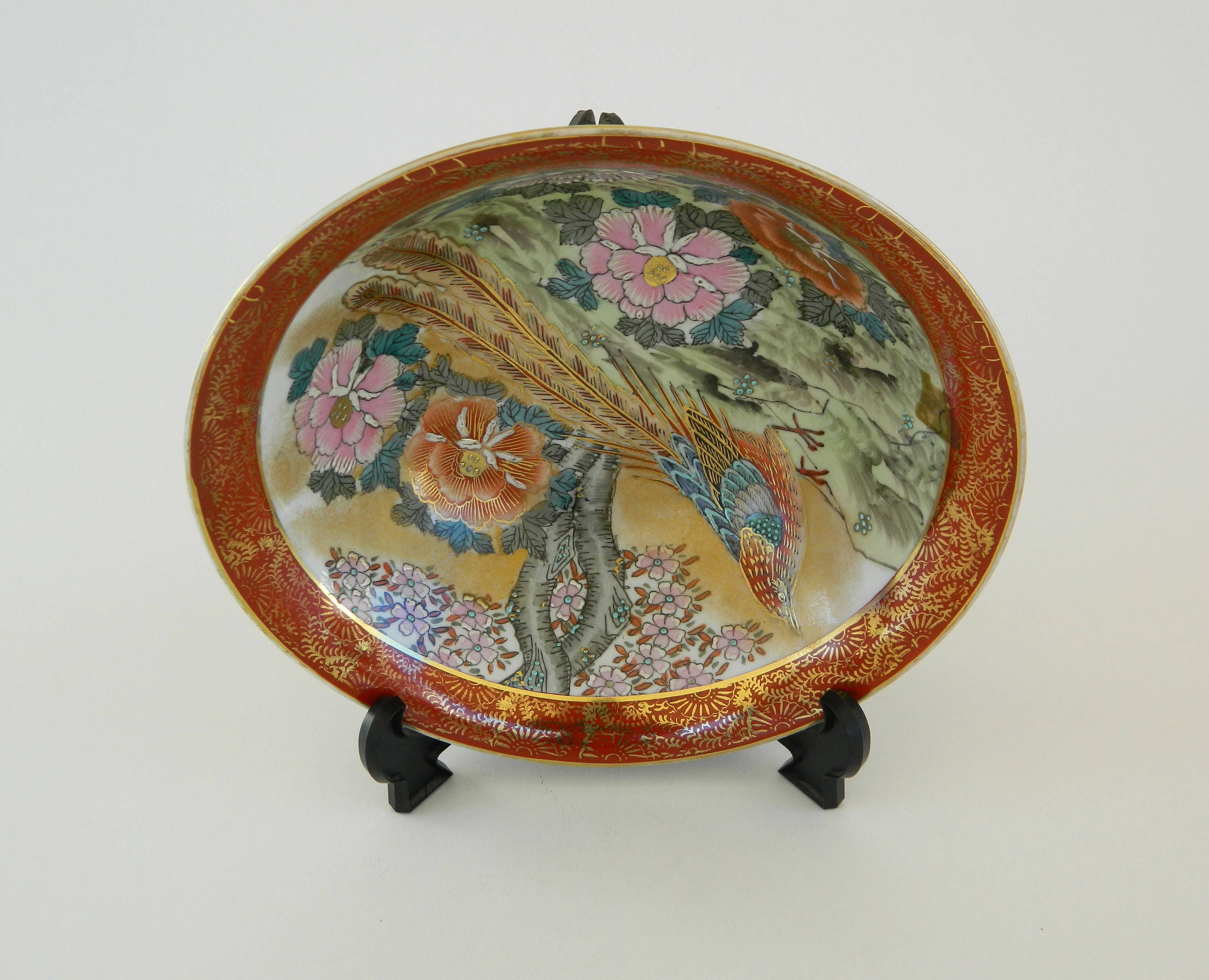 Vintage Satsuma Bowl,satsuma Plate,antique Collectible Satsuma Plate ...