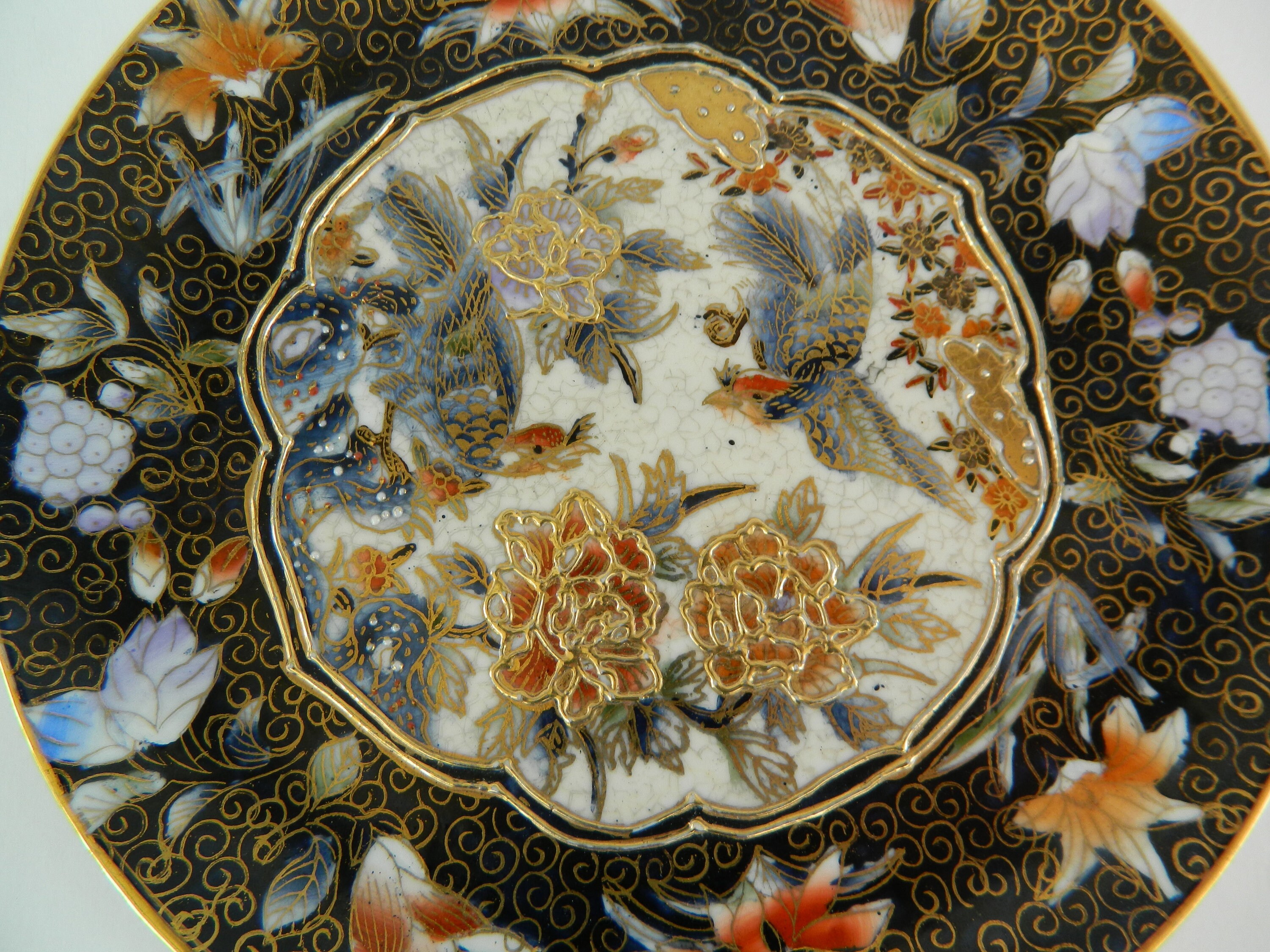 Vintage Chinese Satsuma Plate,satsuma Plate,antique Satsuma Plate,asian ...