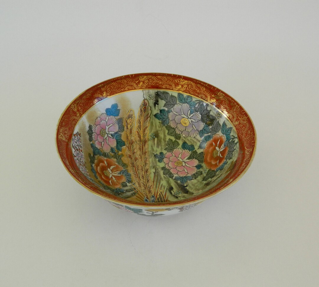 Vintage Satsuma Bowl,satsuma Plate,antique Collectible Satsuma Plate ...