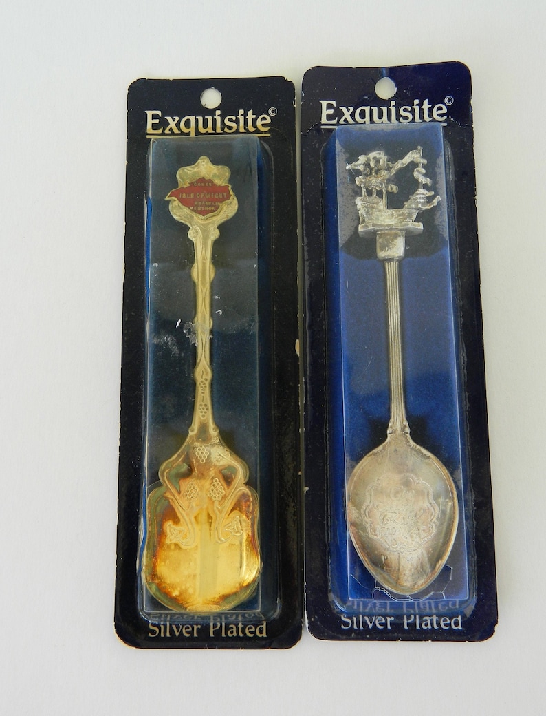 Exquisite Collectors Spoons,vintage Silver Plated Spoons, Collectors ...