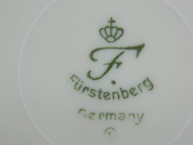 Vintage Decorative Fürstenberg China Plate Victorian Scenic - Etsy