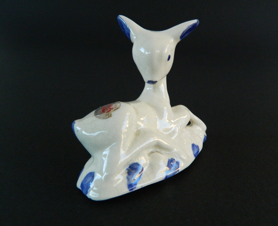 Vintage Porcelain Deer,vintage Porcelain,italian Porcelain,deer ...