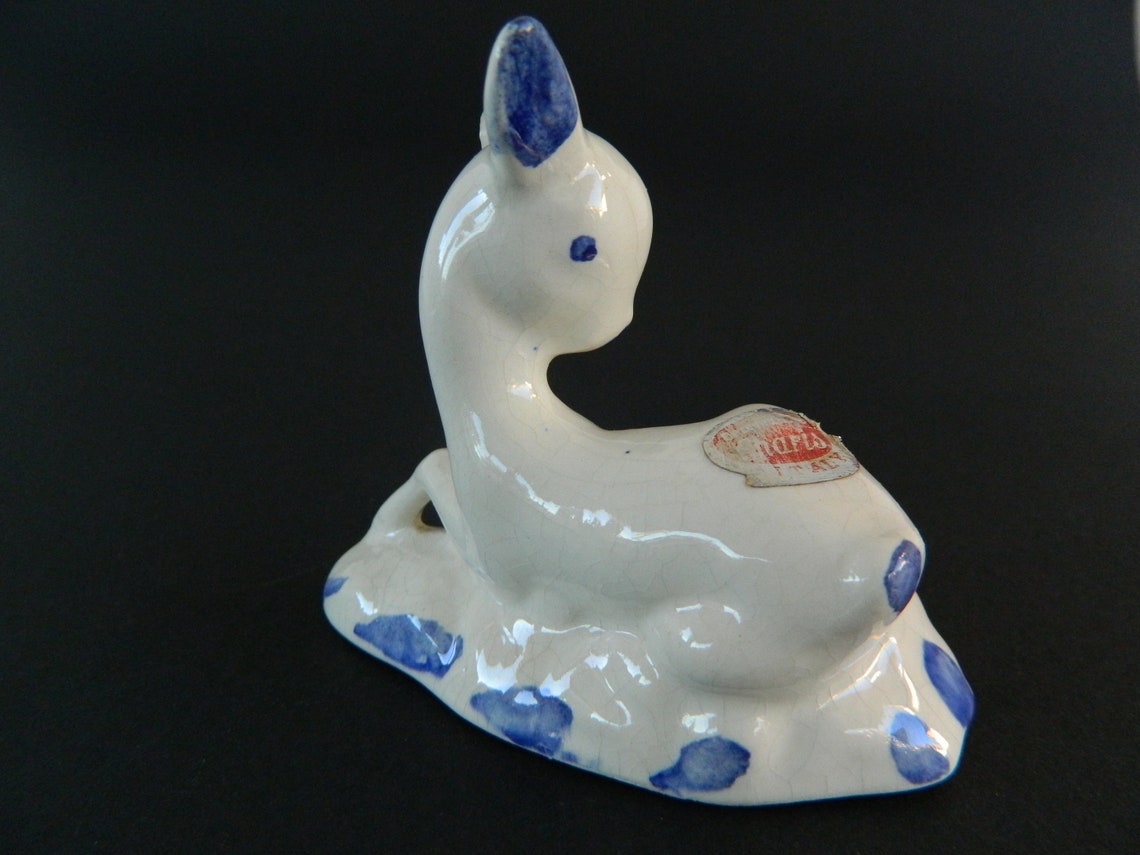 Vintage Porcelain Deer,vintage Porcelain,italian Porcelain,deer ...