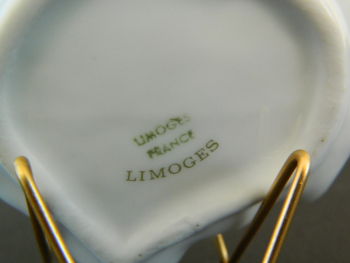 Antique Limoges Leaf Dish,vintage Porcelain Candy Dish,limoges Plate ...