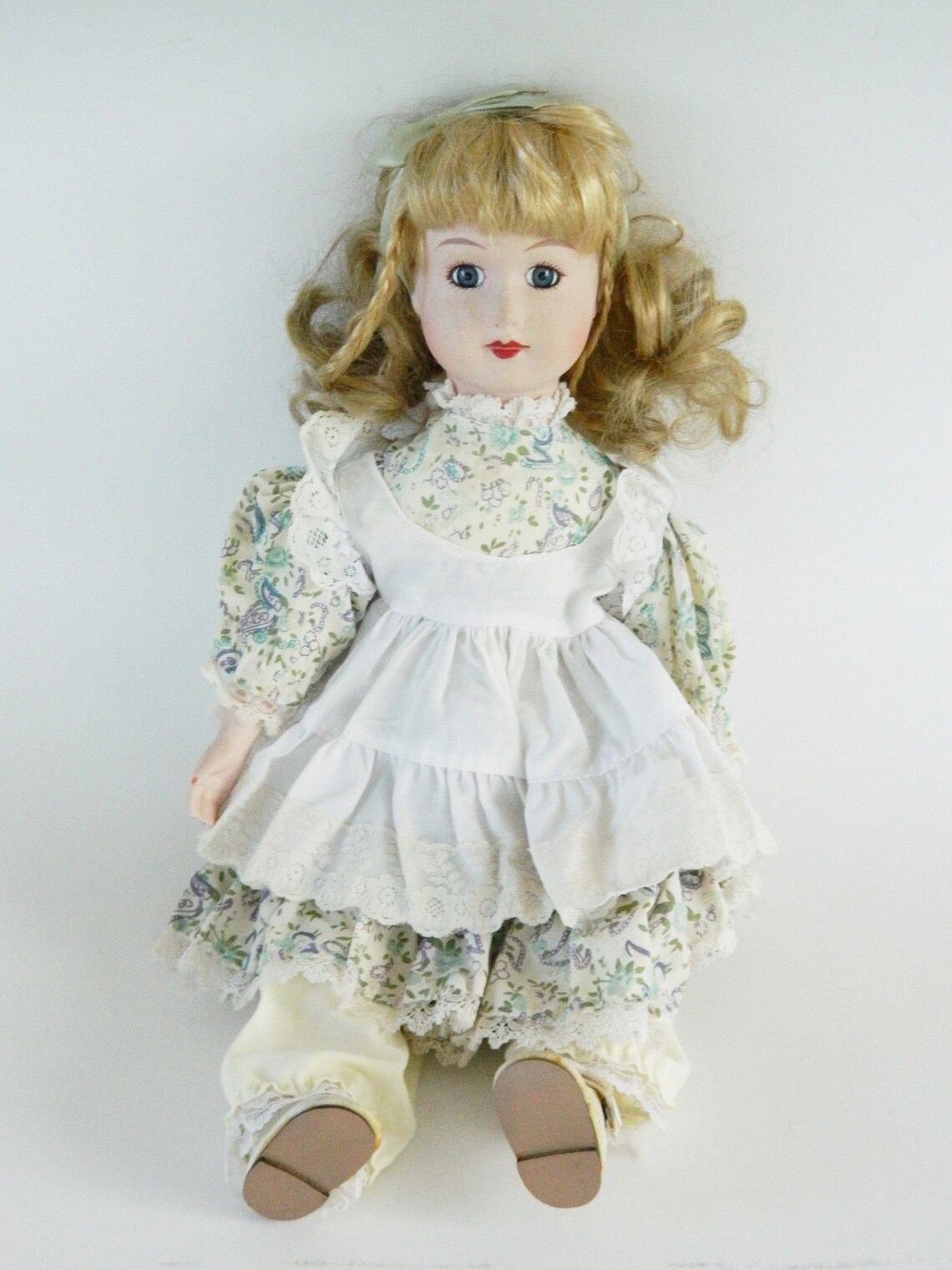 Vintage Porcelain Collectible Dollvintage Doll - Etsy