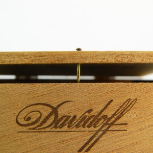 Vintage Wooden Cigar Box Davidoff ,vintage Empty Cigar Box,vintage ...
