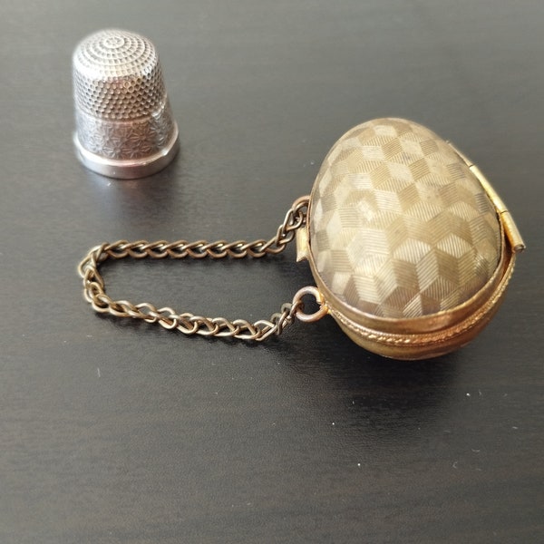 Silver Thimble Case - Etsy