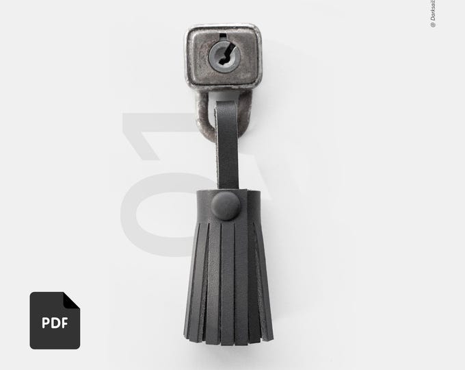 Leather Pattern With Guide - DIY Tassel PDF for Bags & Keys - Etsy