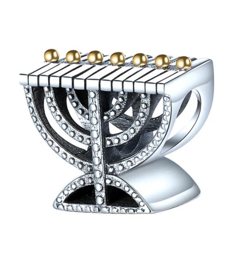Sterling Silver 925 & Swarovski Stones - Seven Branch Menorah Stunning ...