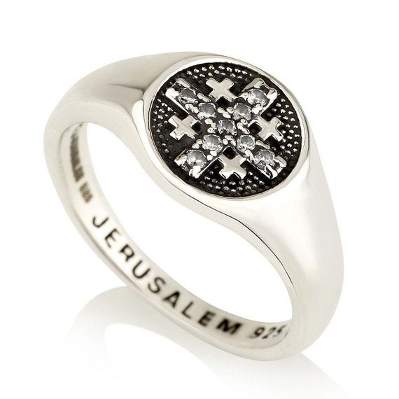 Swarovski cross ring store