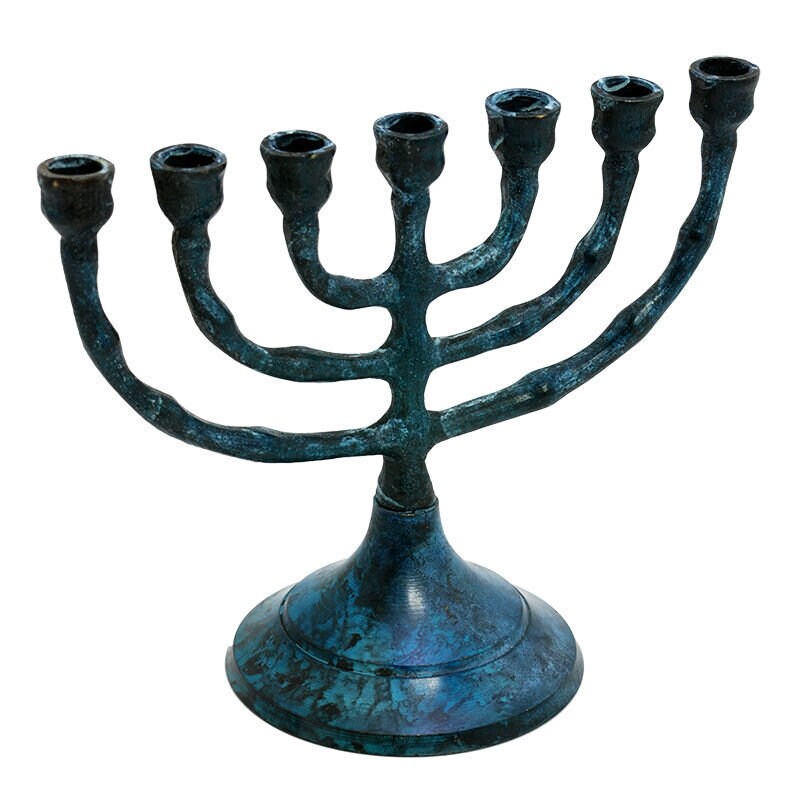 Custom Engraved Antique Replica 5 Inch Patena Menorah Copper - Etsy