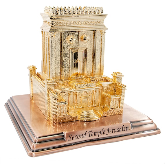 Personalized Gold Plated Copper Jumbo Second Temple With - Etsy