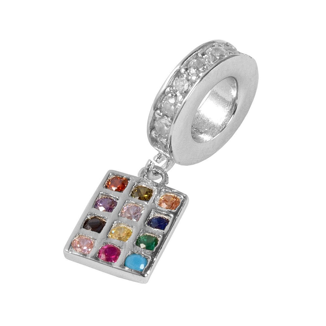 Silver 925 MINI High Priestly Breastplate Hoshen Pendant, Israel Twelve ...