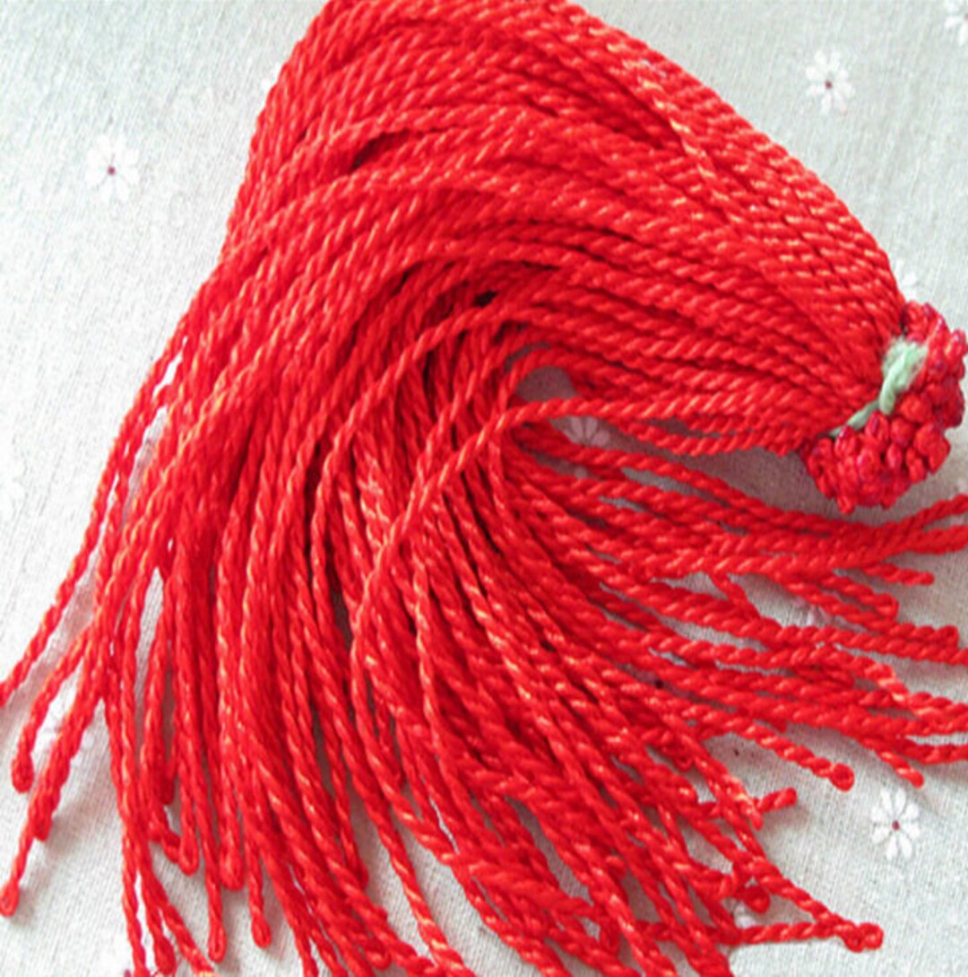 Pack of 100 Pcs RACHEL'S TOMB & Western Wall Red Wool String Thread ...