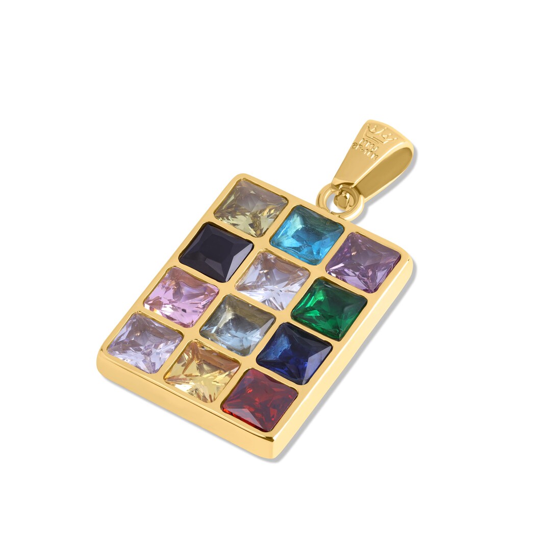 Gold Filled 18K HOSHEN Ephod High Priestly Breastplate Large Choshen ...