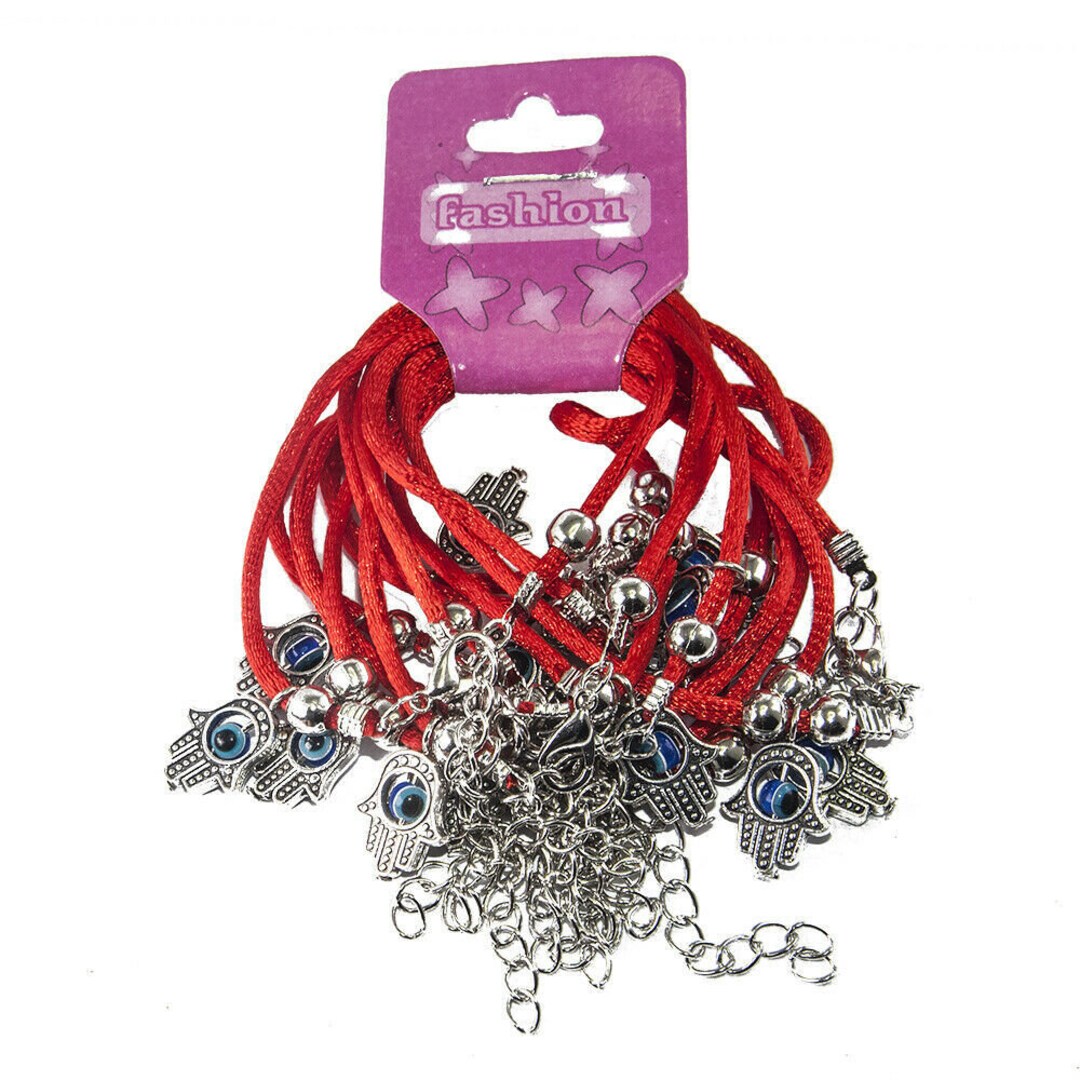 Pack of 12 Pcs RACHEL TOMB Red Thread Wool Sizeble String Kabbalah ...
