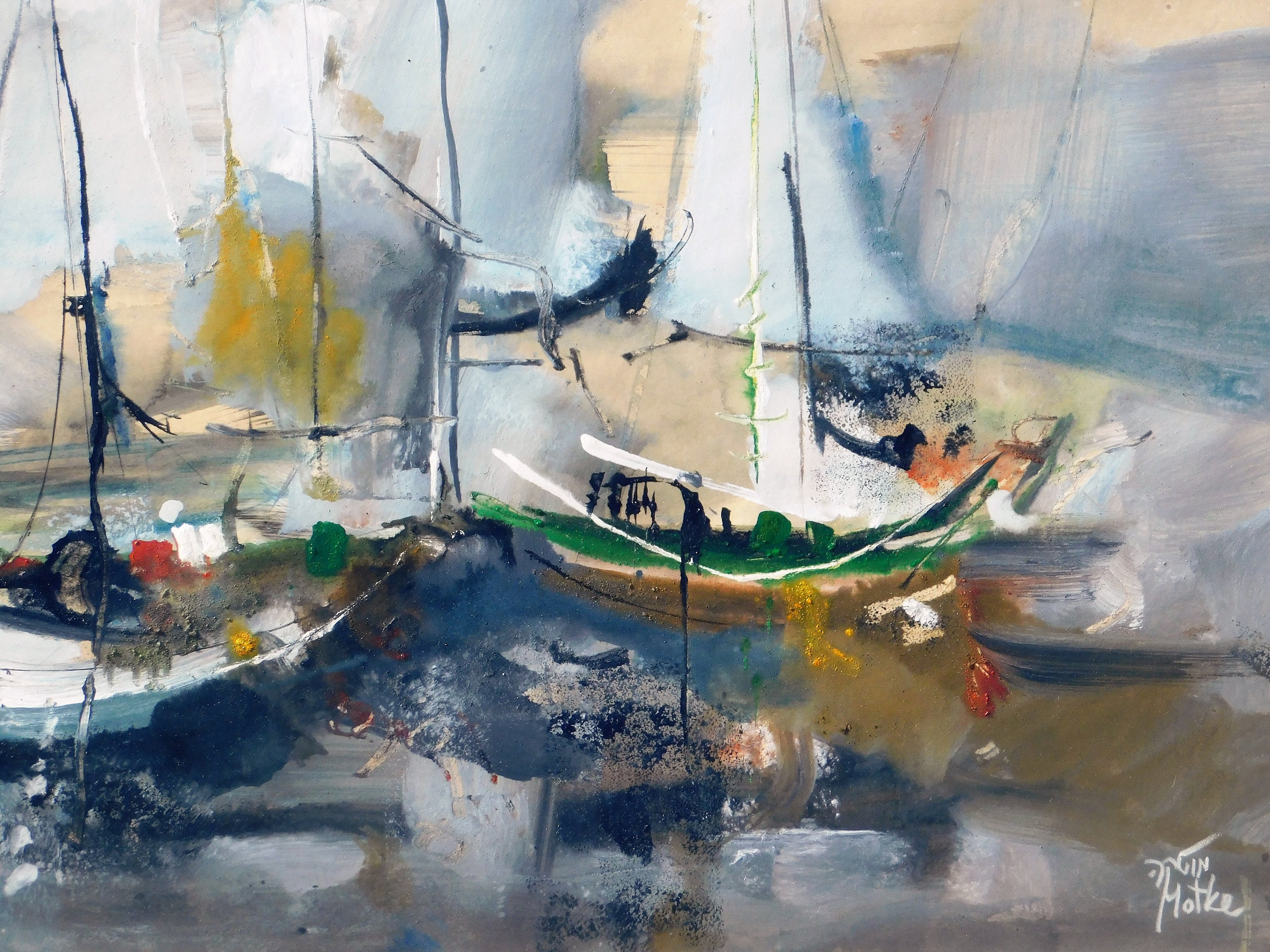 Motke Blum, Noted Israeli Artist, Oil/mixed Media 27 X 19 - Etsy