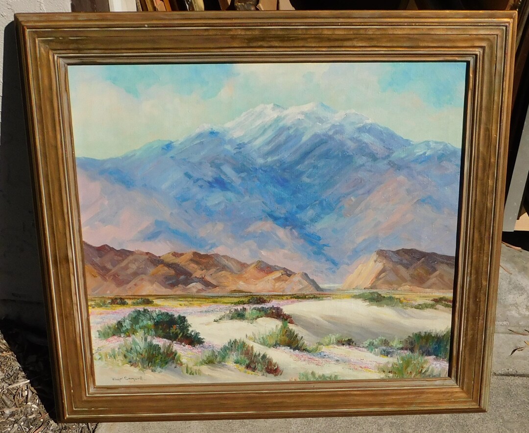 Joane Cromwell, Oil/canvas 26 X 30, Noted CA Artist, Great Frame - Etsy