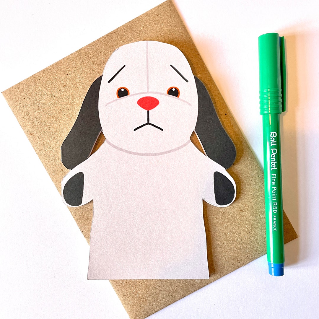 Sweep Card | Sooty and Sweep | the Sooty Show | Retro Card | Birthday ...