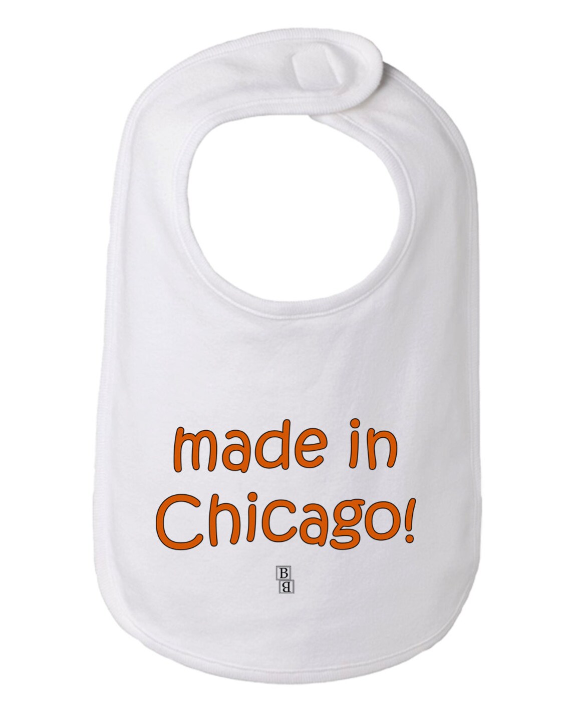Custom Made Baby and Toddler Bib Made in Chicago Bib Made in - Etsy