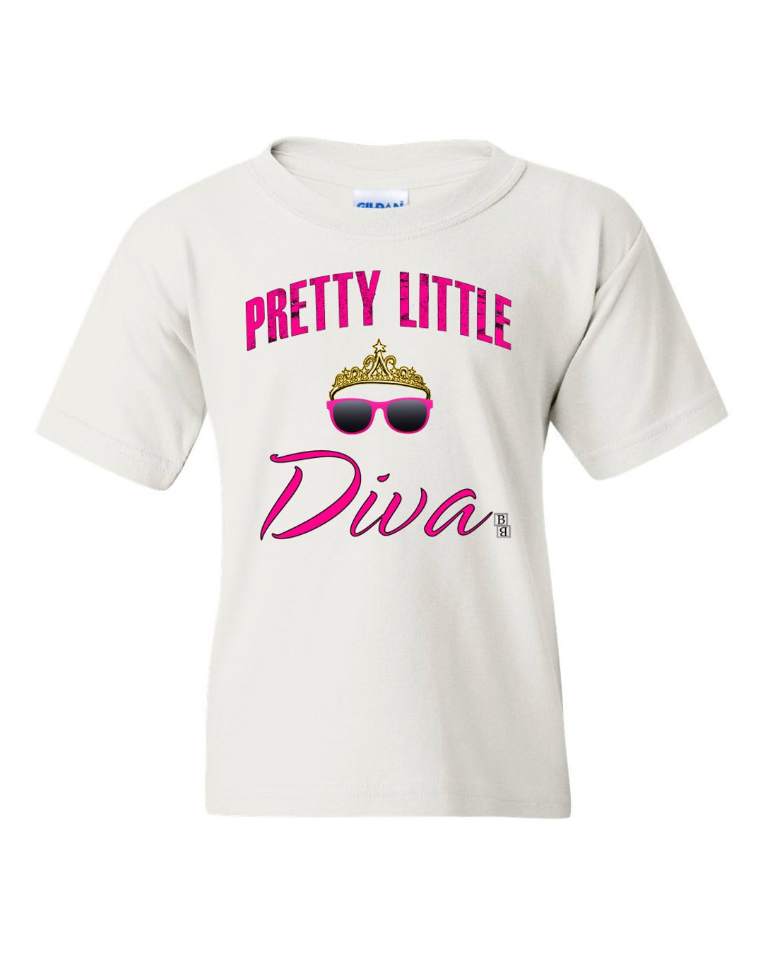 Pretty Little Diva Girls T-shirt, Princess T-shirt, Diva T-shirt - Etsy