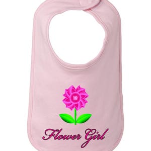 Flower Girl Bib, Bib for Flower Girls, Flower Girl Gift - Etsy