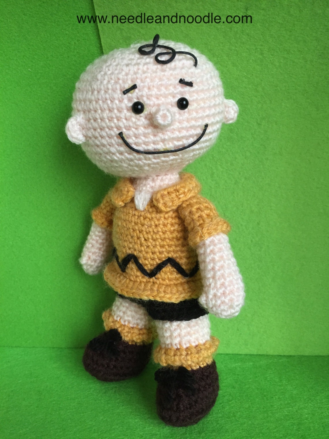 Charlie Brown Amigurumi Crochet Pattern - Etsy