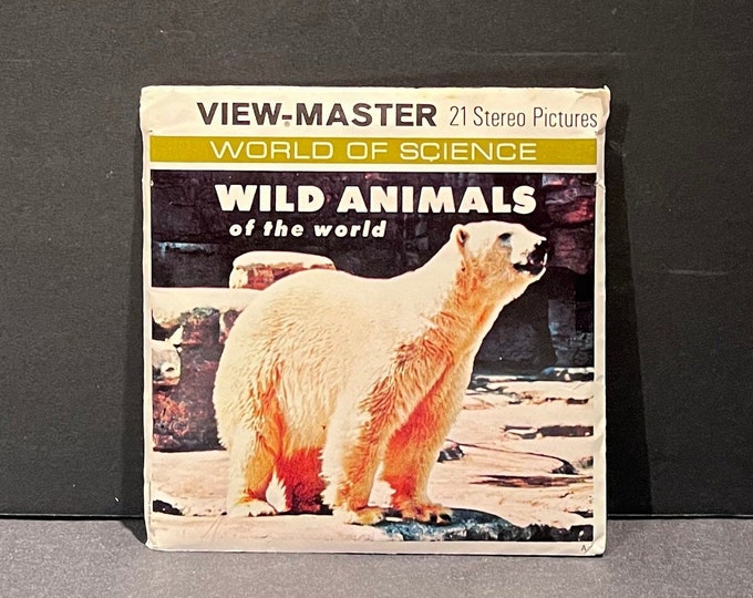 Vintage B614 1970's World of Science-wild Animals of the World GAF View ...